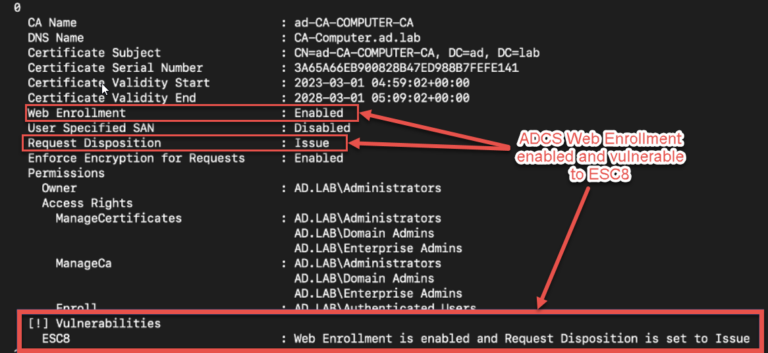 ADCS ESC8 Privilege Escalation - 6 Paths Cyber Security